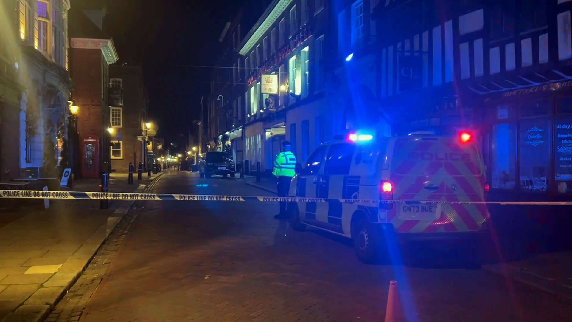Rochester bomb disposal and police cordon