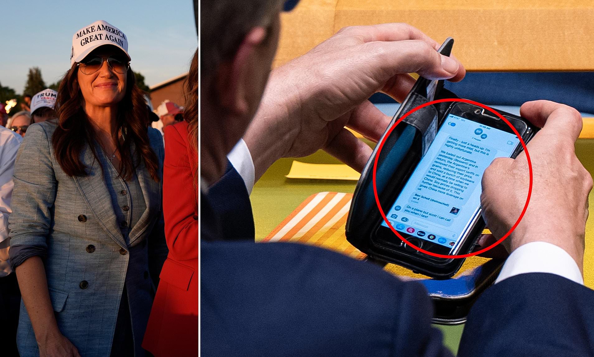 Scott Bessent leaks VERY sensitive text message