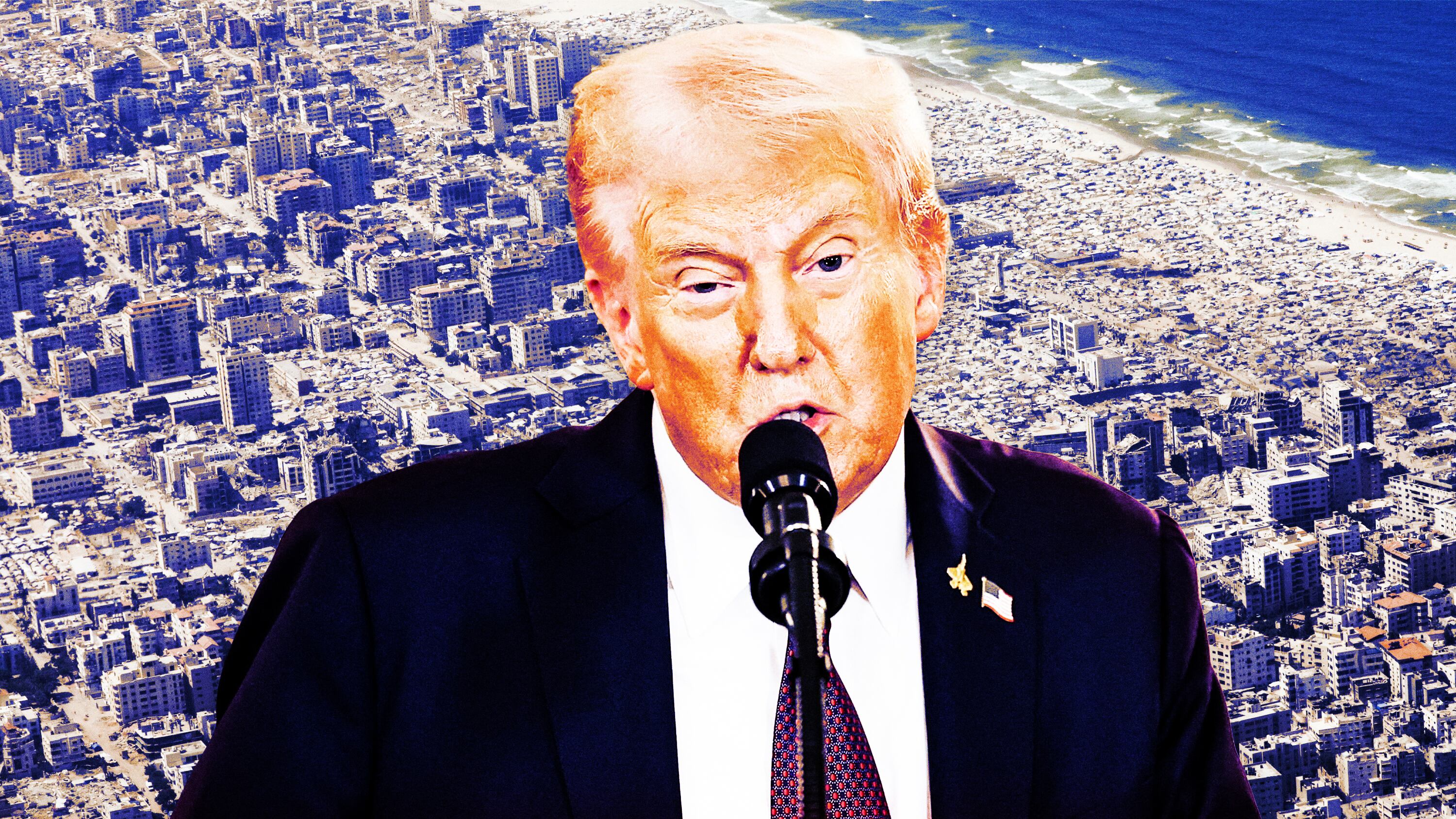 Trump Includes Real Estate Plan to Develop Gaza in Peace ‘Deal’