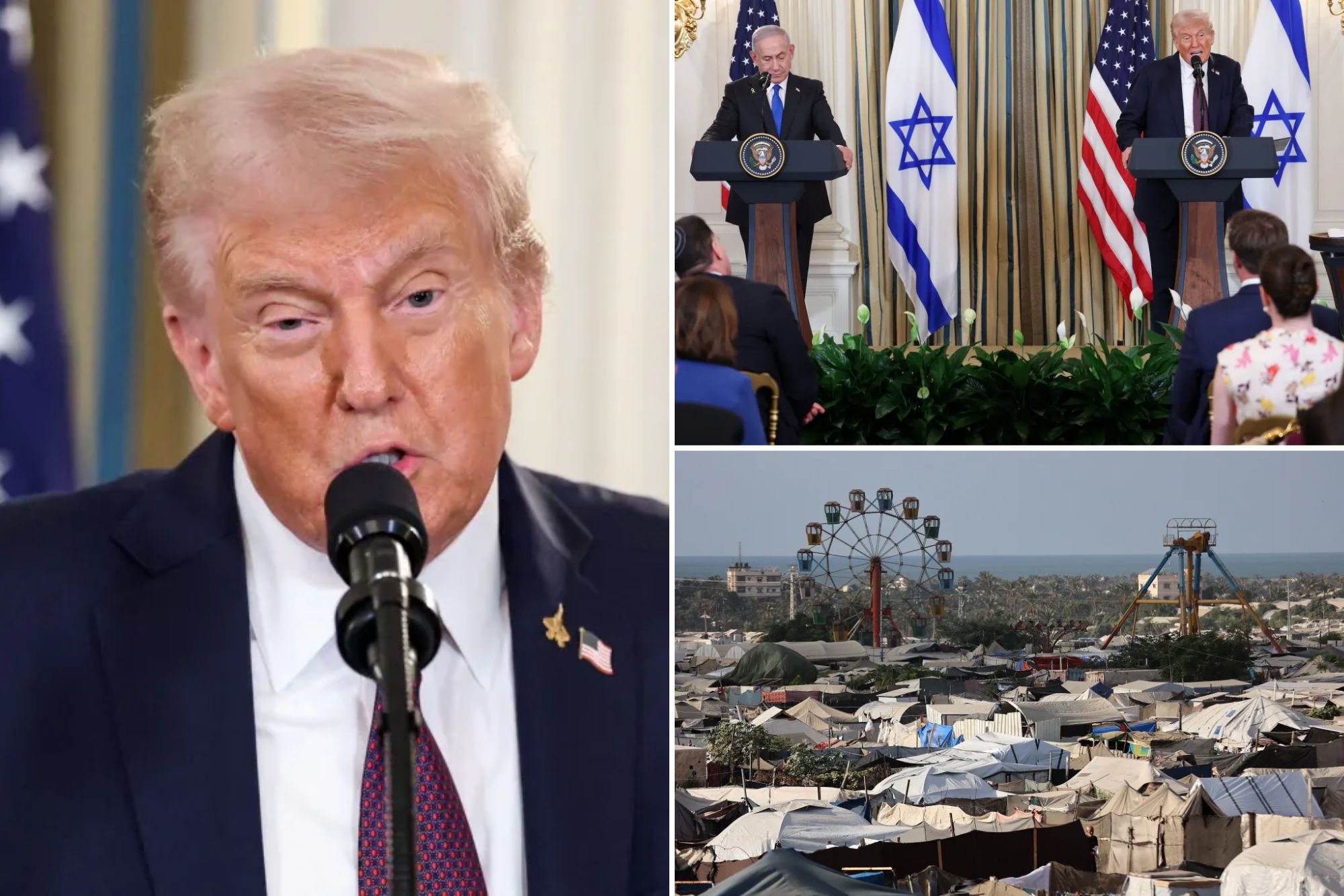 Trump unveils 20-point Gaza cease-fire plan with him running ‘board of ...