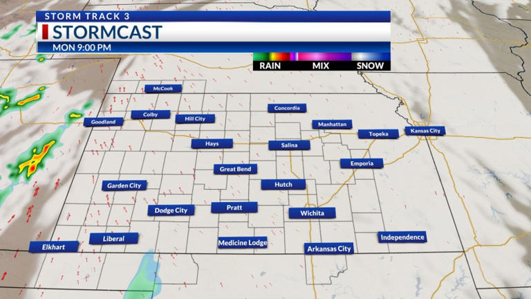 Storm Track 3 Forecast: Staying dry Tuesday, a few showers Wednesday ...