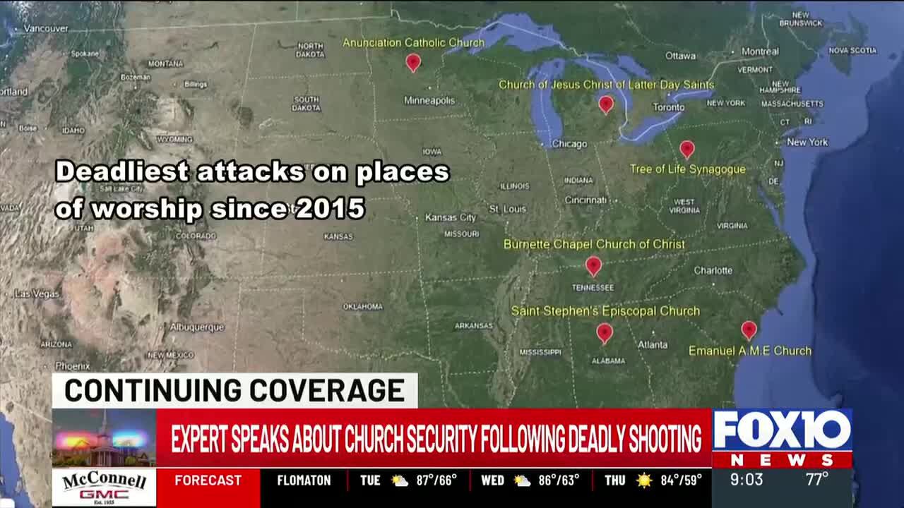 Church security concerns grow after Michigan shooting