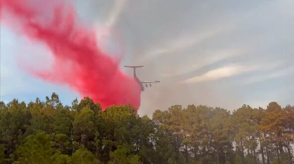 ‘Princess fire’ burns 120 acres near Corrigan