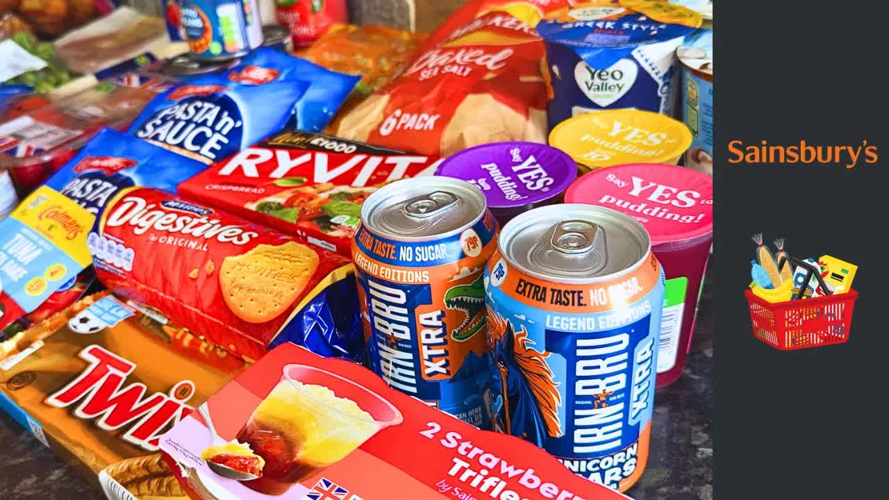 Sainsbury's Scotland | UK Family grocery haul | 23rd of August :)