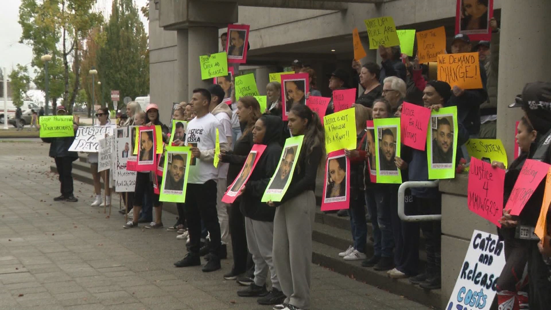 Mother of young B.C. woman killed nearly three years ago leads protest ...