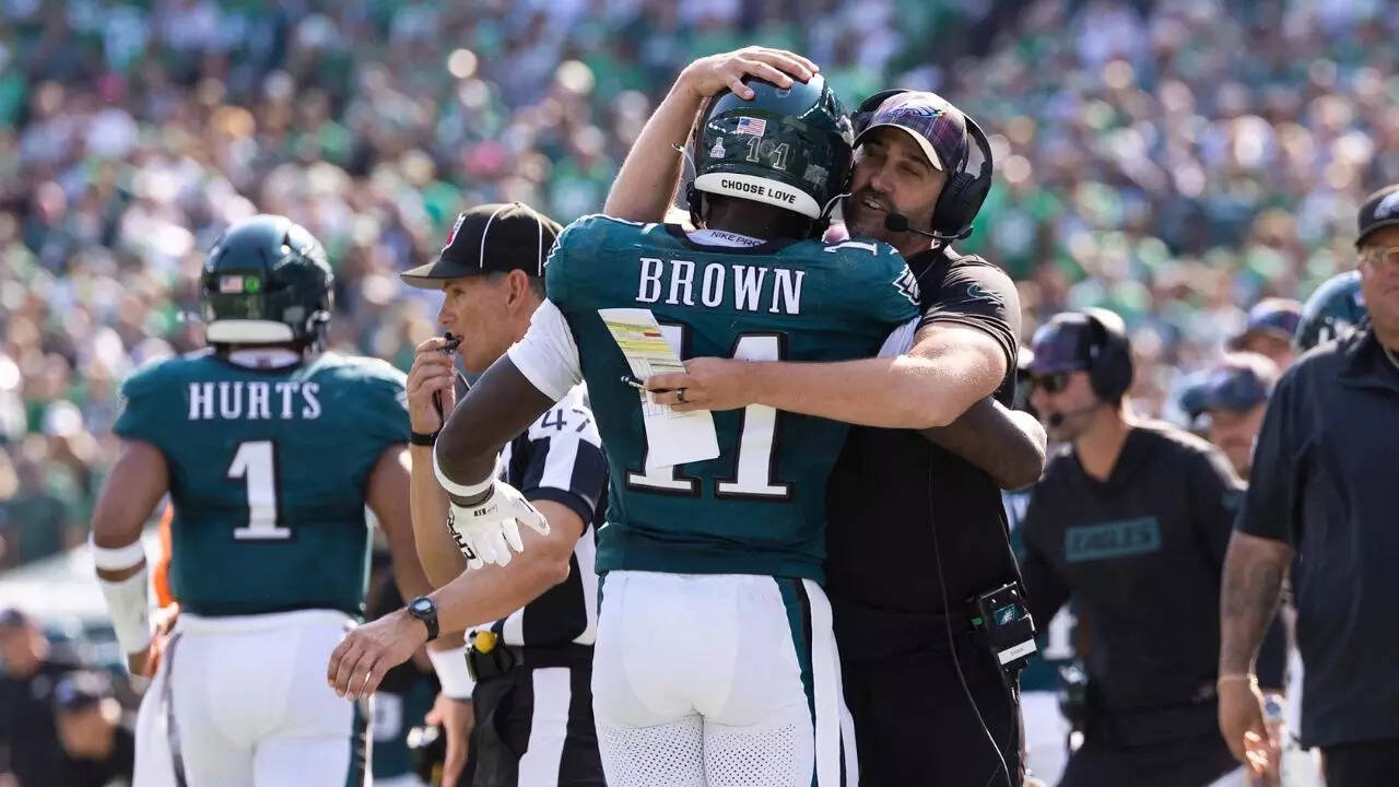 "I question nothing about..." Nick Sirianni reacts to A.J. Brown’s ...