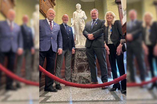 Lost Robert Burns statue 'found by chance' and returned to Lanarkshire ...