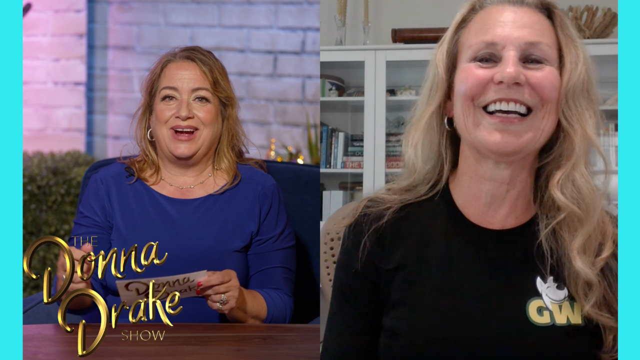 The Donna Drake Show on SMARTER PET CLEANUP with POO PAIL FOUNDER SANDY ...