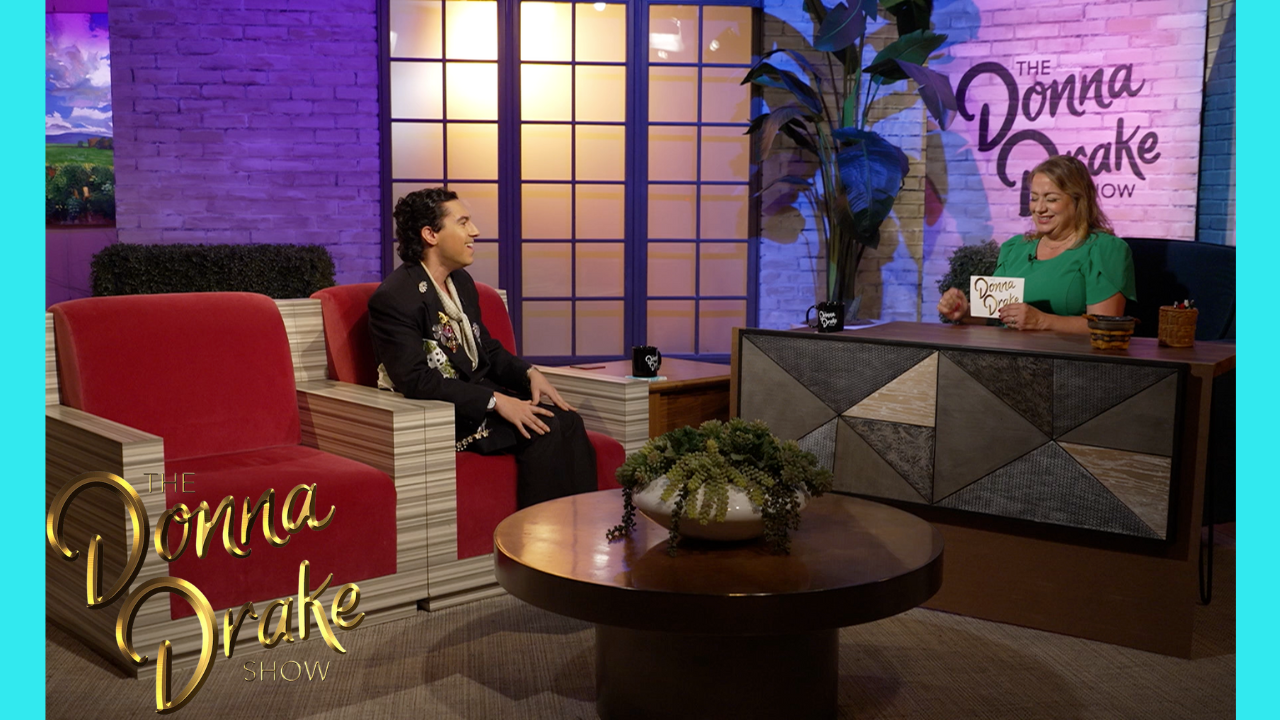 The Donna Drake Show on UPCYCLED GLAMOUR with DESIGNER EVAN HIRSCH