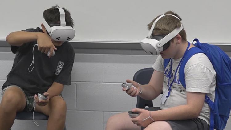 Virtual reality transforms learning at Leon Taylor Middle School