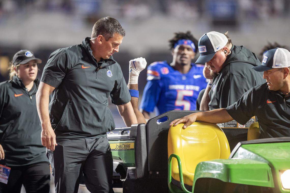 After ‘terrifying' injury, Boise State's Jaden Mickey doing ‘much better'