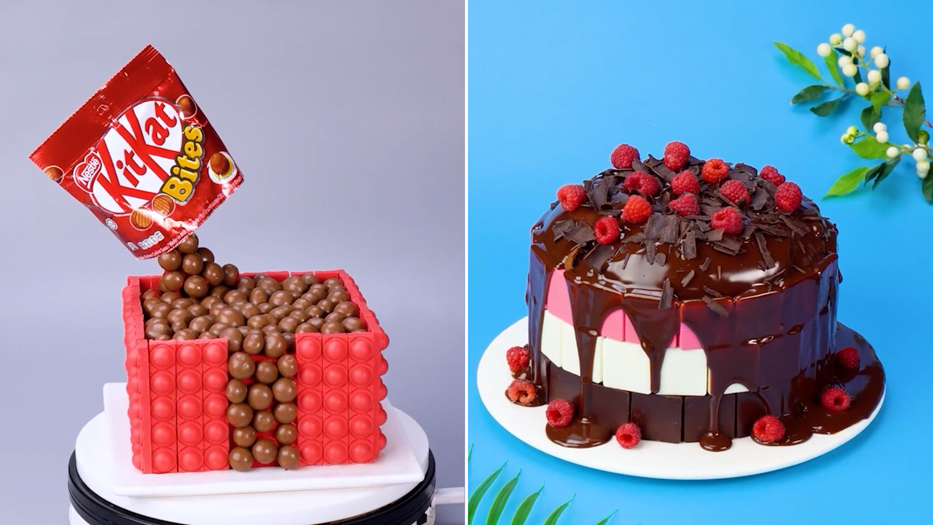 Creative Chocolate Cakes with Berries and Unique Finishes