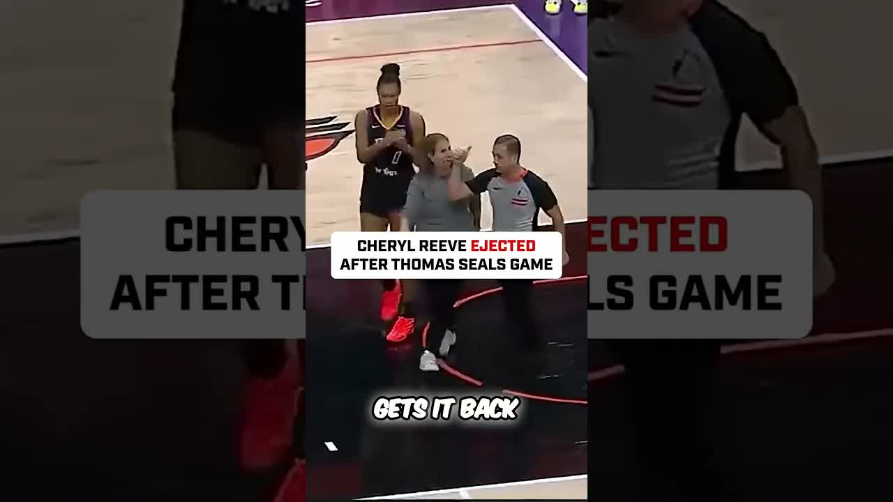 cheryl reeve ejected after heated referee confrontation | wnba playoffs ...