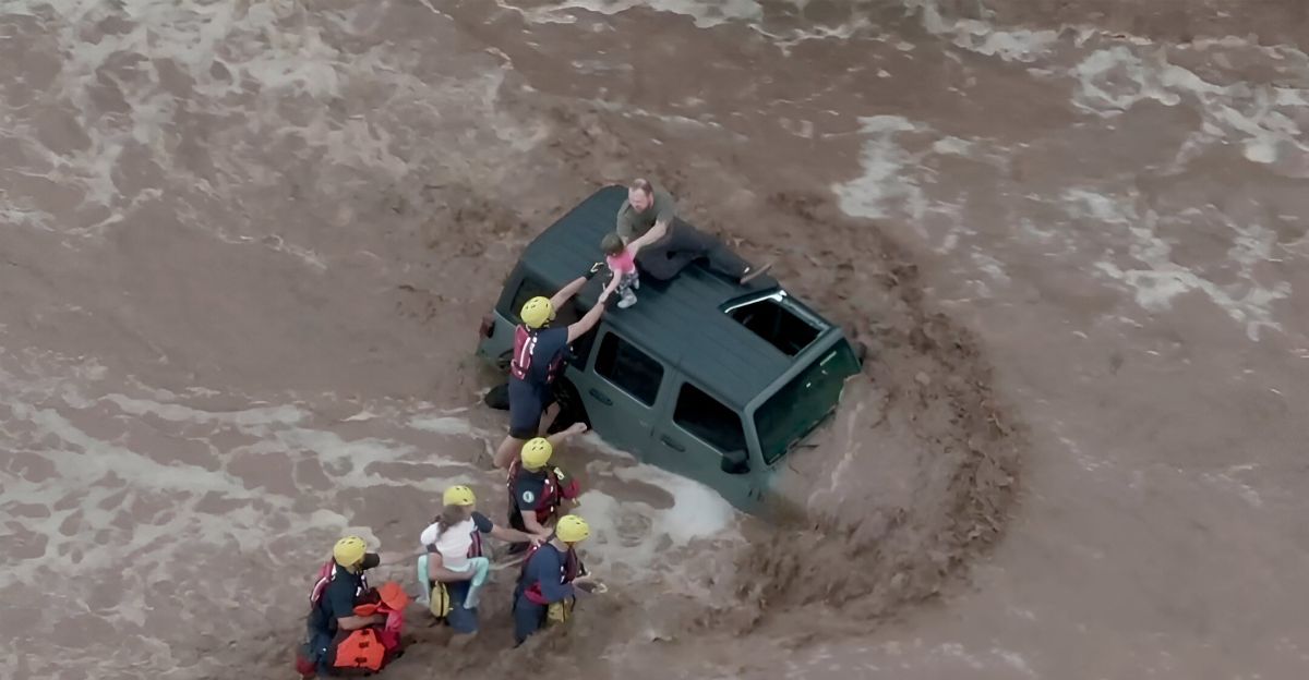 Arizona Flash Flood Claims Several Lives As Vehicles Are Swept Away ...