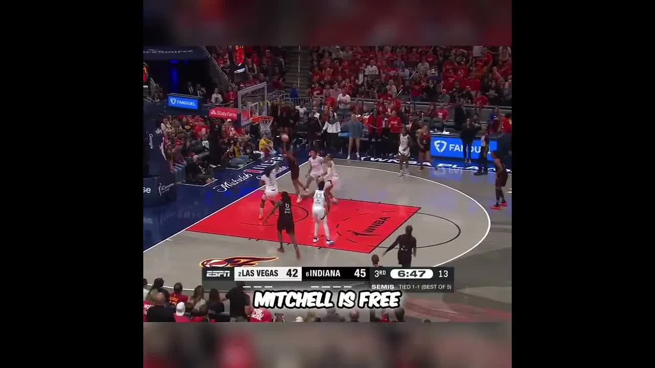 Indiana Fever's upset: Watch the thrilling WNBA game! #shorts