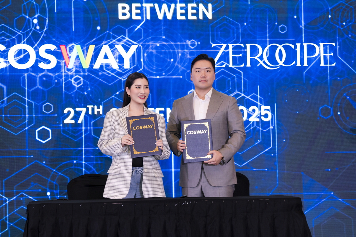 케이엠제약, ‘Reimagined Mega Event’서 말레이시아 COSWAY와 전략적 파트너쉽 MOU 체결