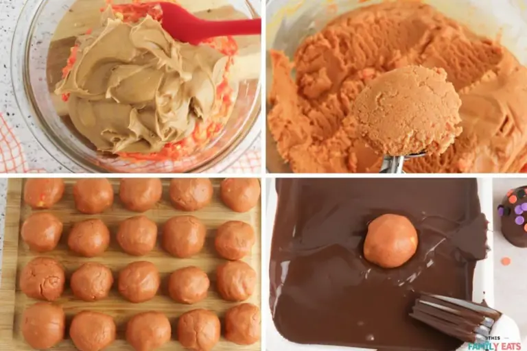 Candy Corn Truffles (Easy No-Bake Recipe)