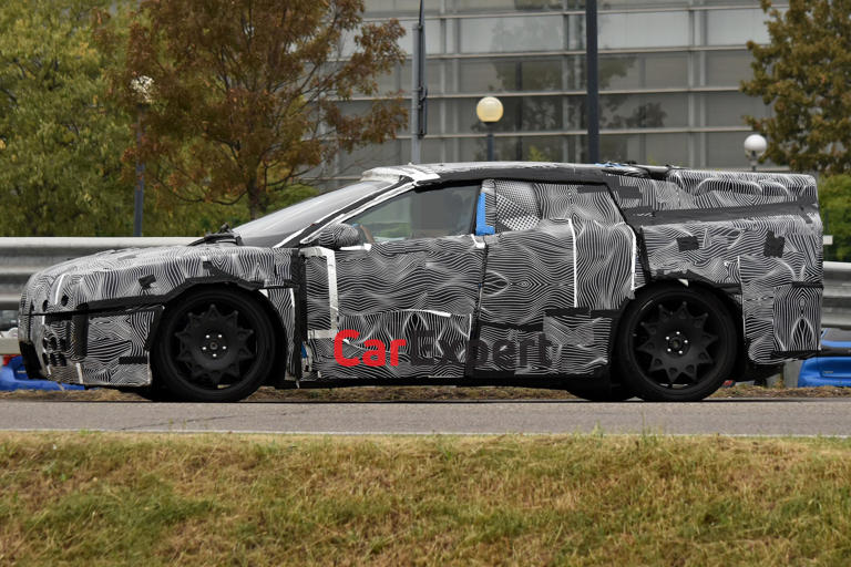 First Ferrari EV finally appears in its own skin