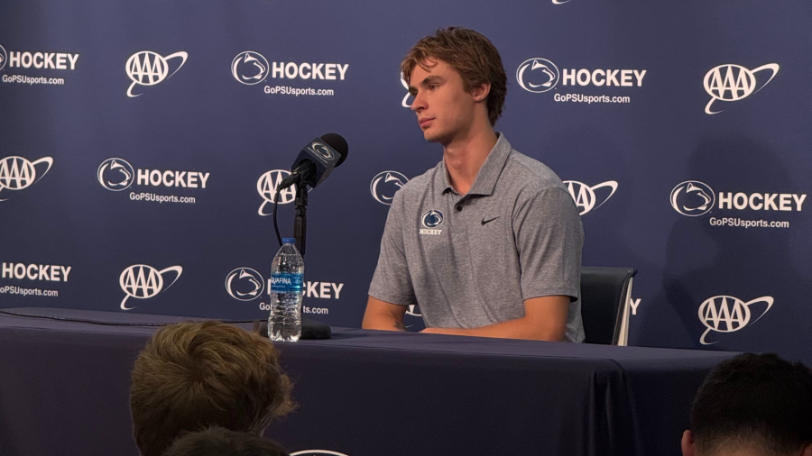 McKenna scores two assists in first period of Penn State debut