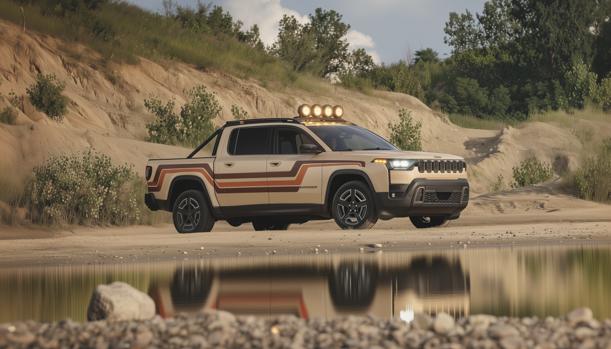 Jeep Compact Pickup Render: Could This Hybrid Take on the Maverick and ...