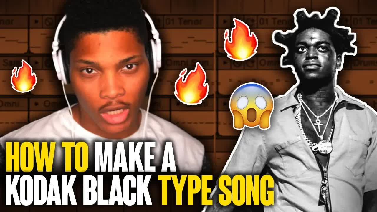 how to create a kodak black type beat: trap tutorial