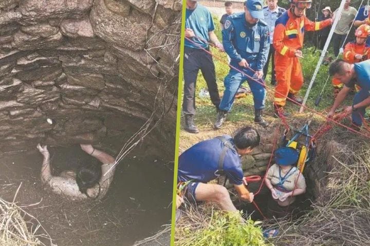Chinese Woman Survives 54 Hours in Well by Clinging to Cracks and Stones