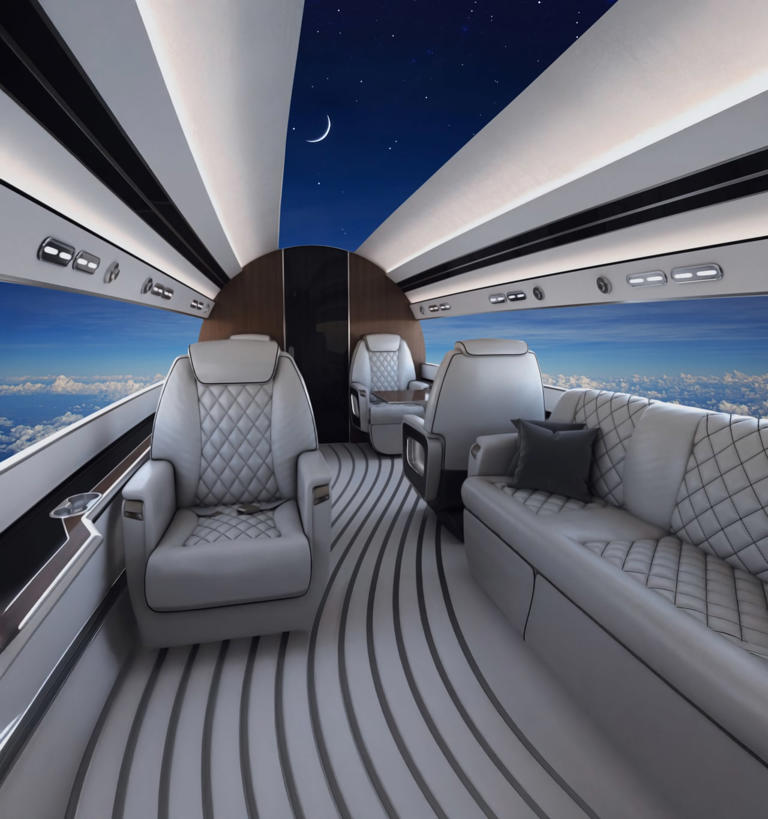 This Windowless Plane Is Vying to Be the Private Jet of the Future