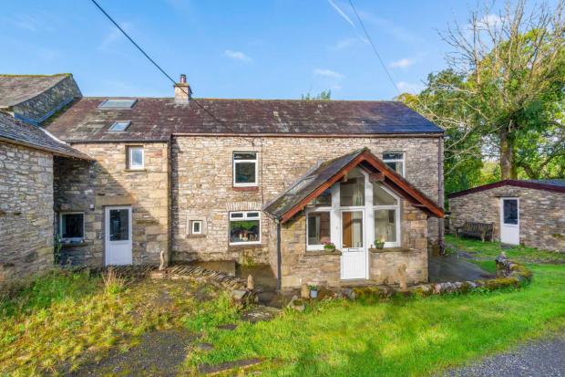 Cumbrian farmhouse with 34 acres of land and stables on the market for ...