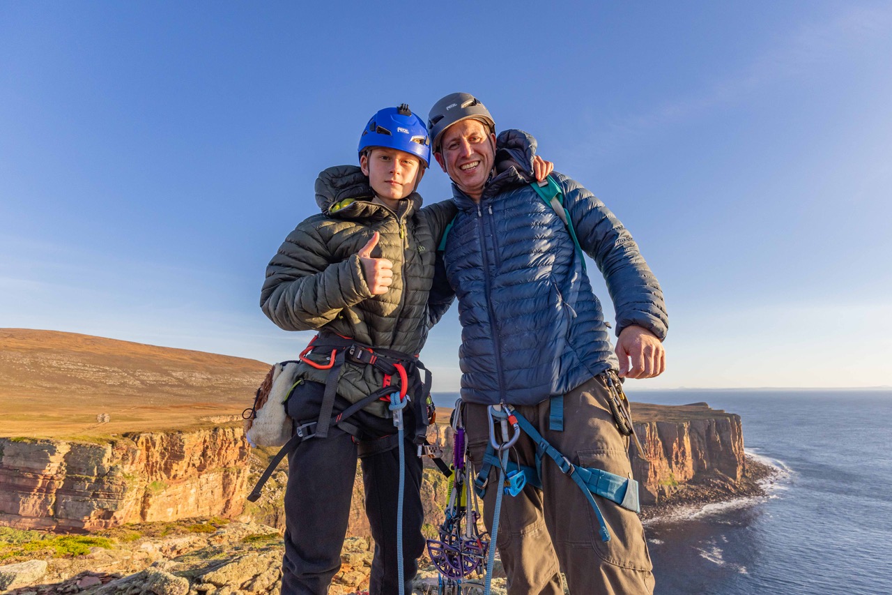 'It was magical' - Angus boy, 12, breaks new record climbing Old Man of Hoy