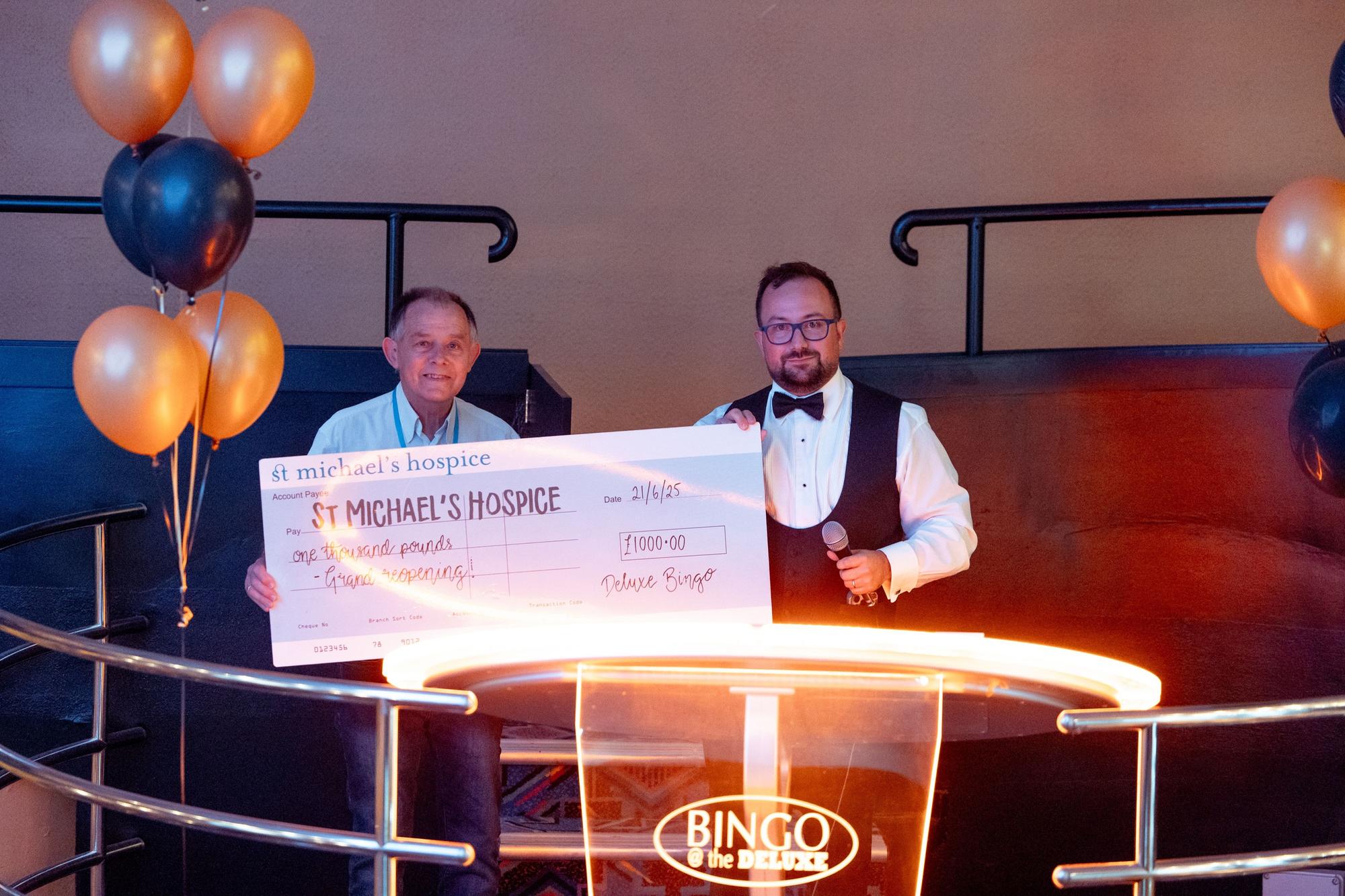 Deluxe Bingo Hastings to announce over £2,500 raised for St Michael’s ...