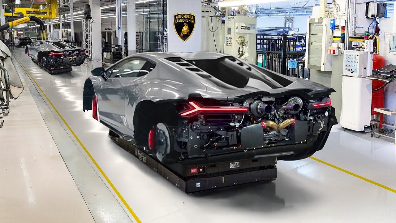 Inside Lamborghini’s Supercar Factory in Italy