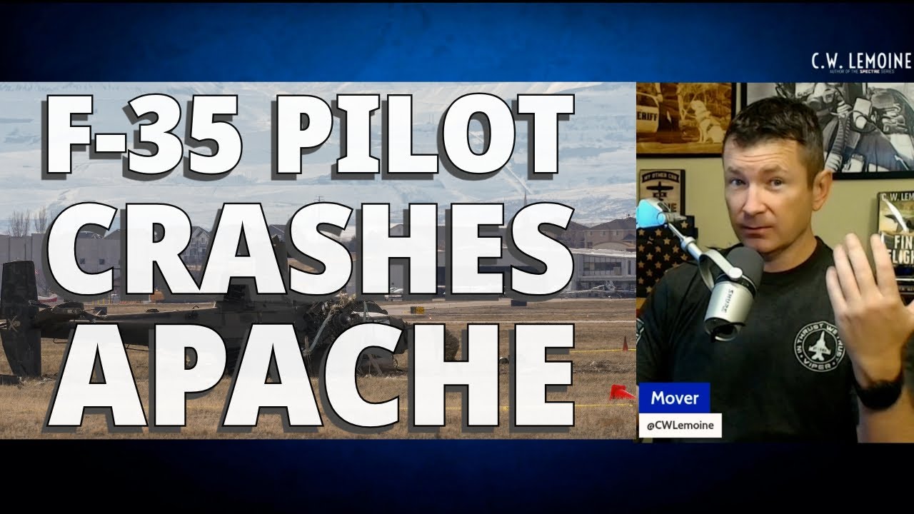 F-35 pilot crashes Apache during an orientation flight