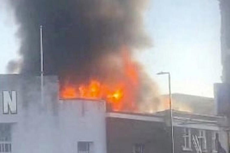 Major incident at Odeon Cinema as building erupts into flames with 70 ...