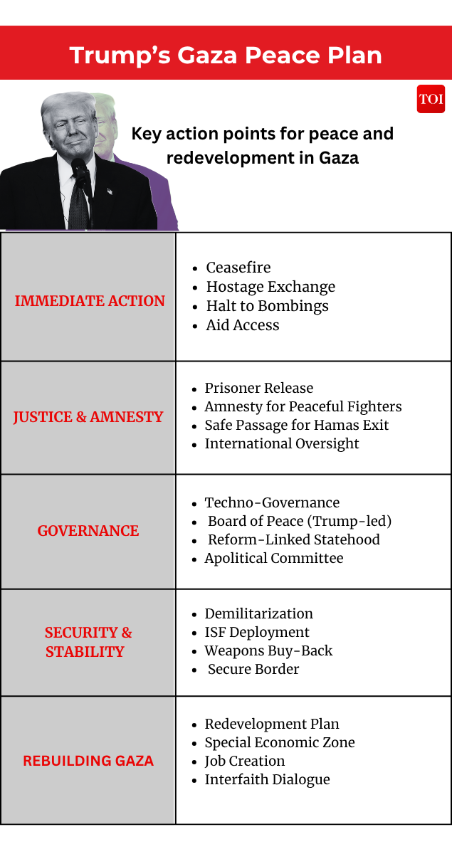 US peace plan for Gaza: Donald Trump praises Pakistan for backing 20 ...