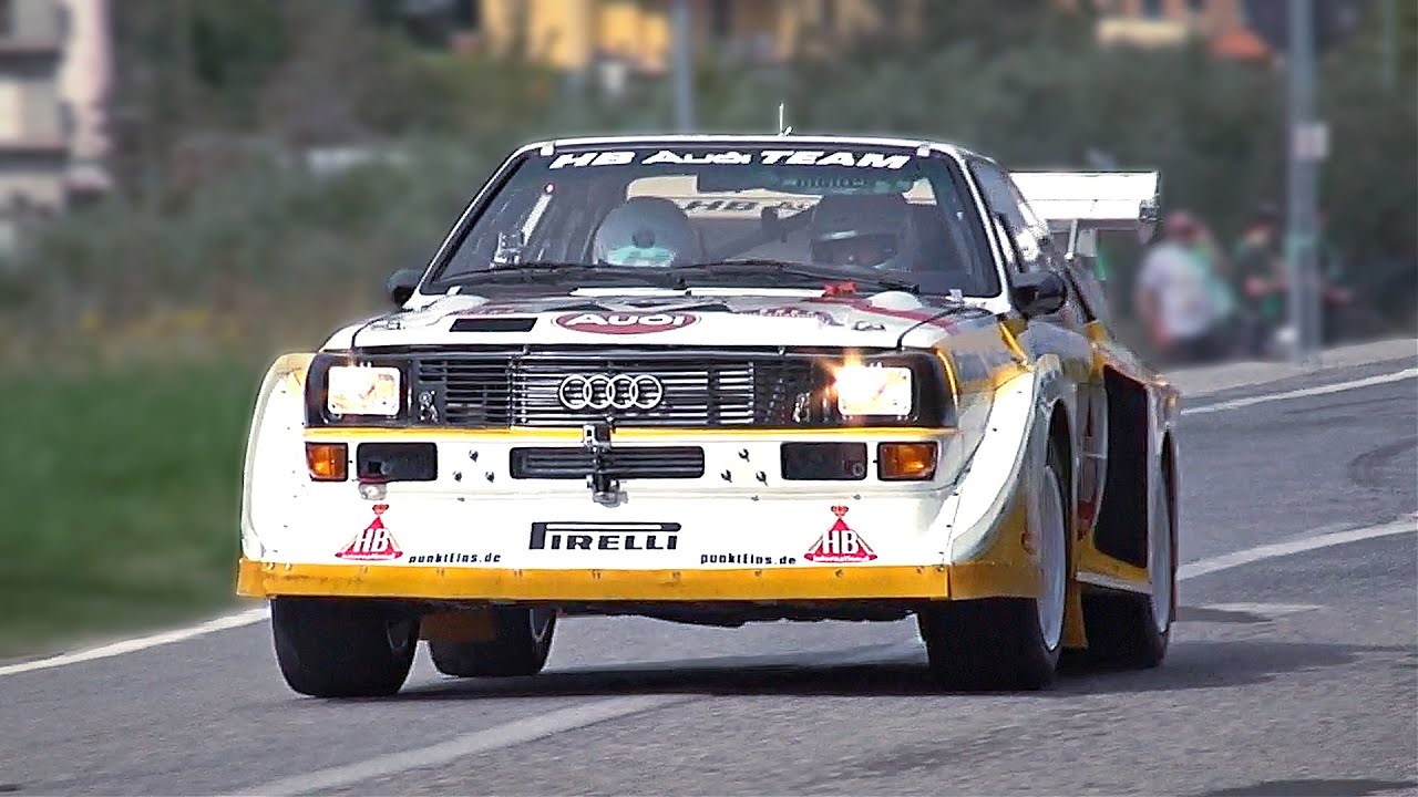 Audi Quattro S1 Group B 5 Cylinder Turbo Sound