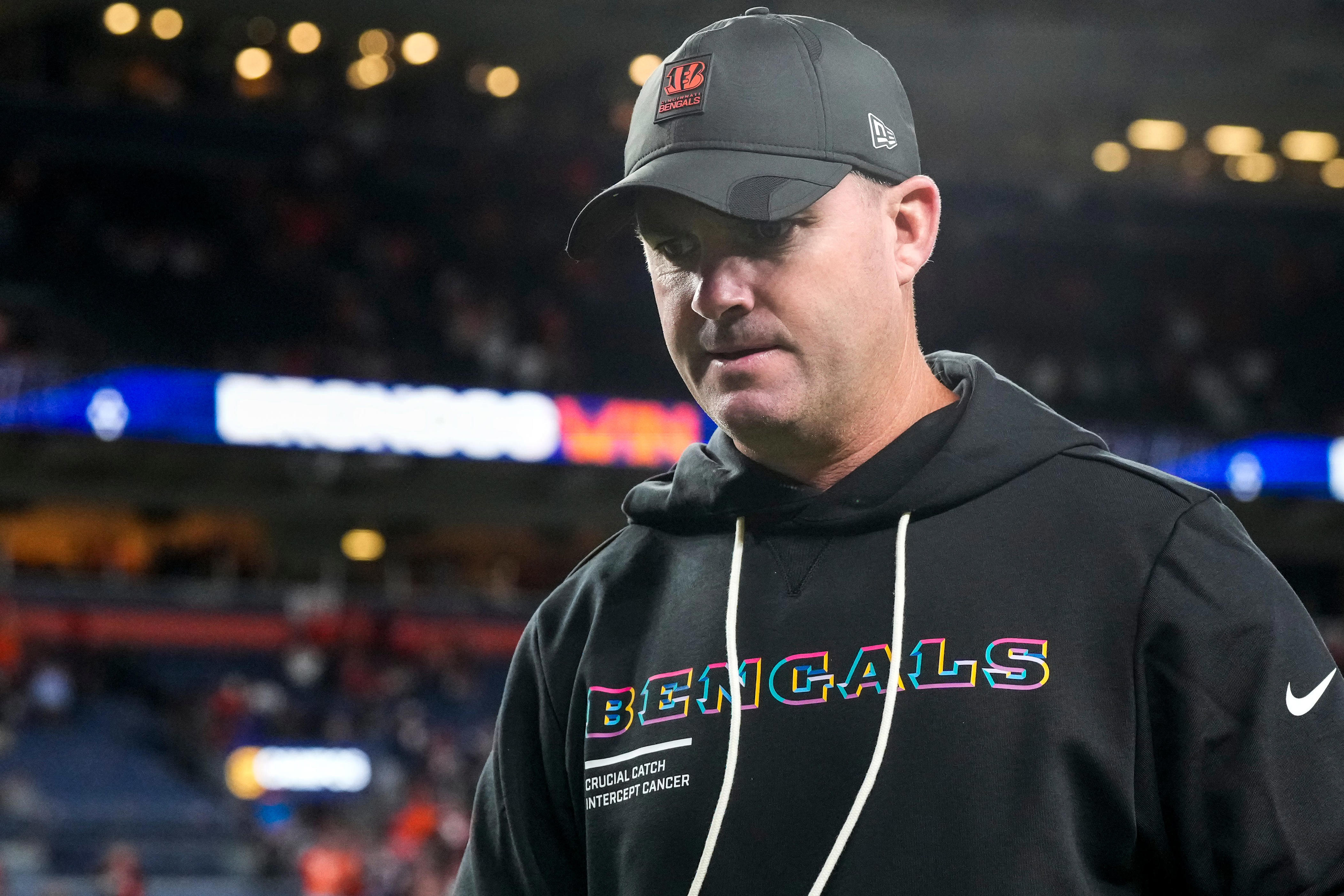 Bengals coach Zac Taylor discusses viral sideline incident with Ja'Marr ...