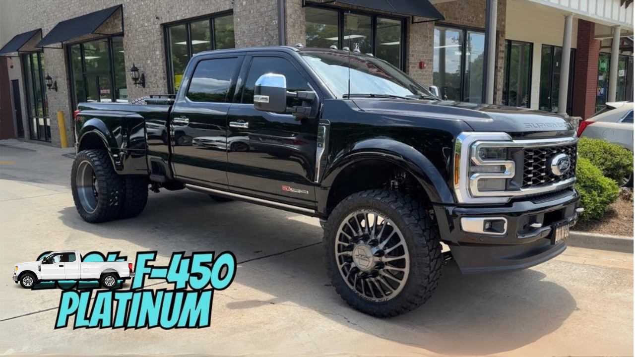 Massive Ford F-450 Platinum on 26 JTX Forged Wheels