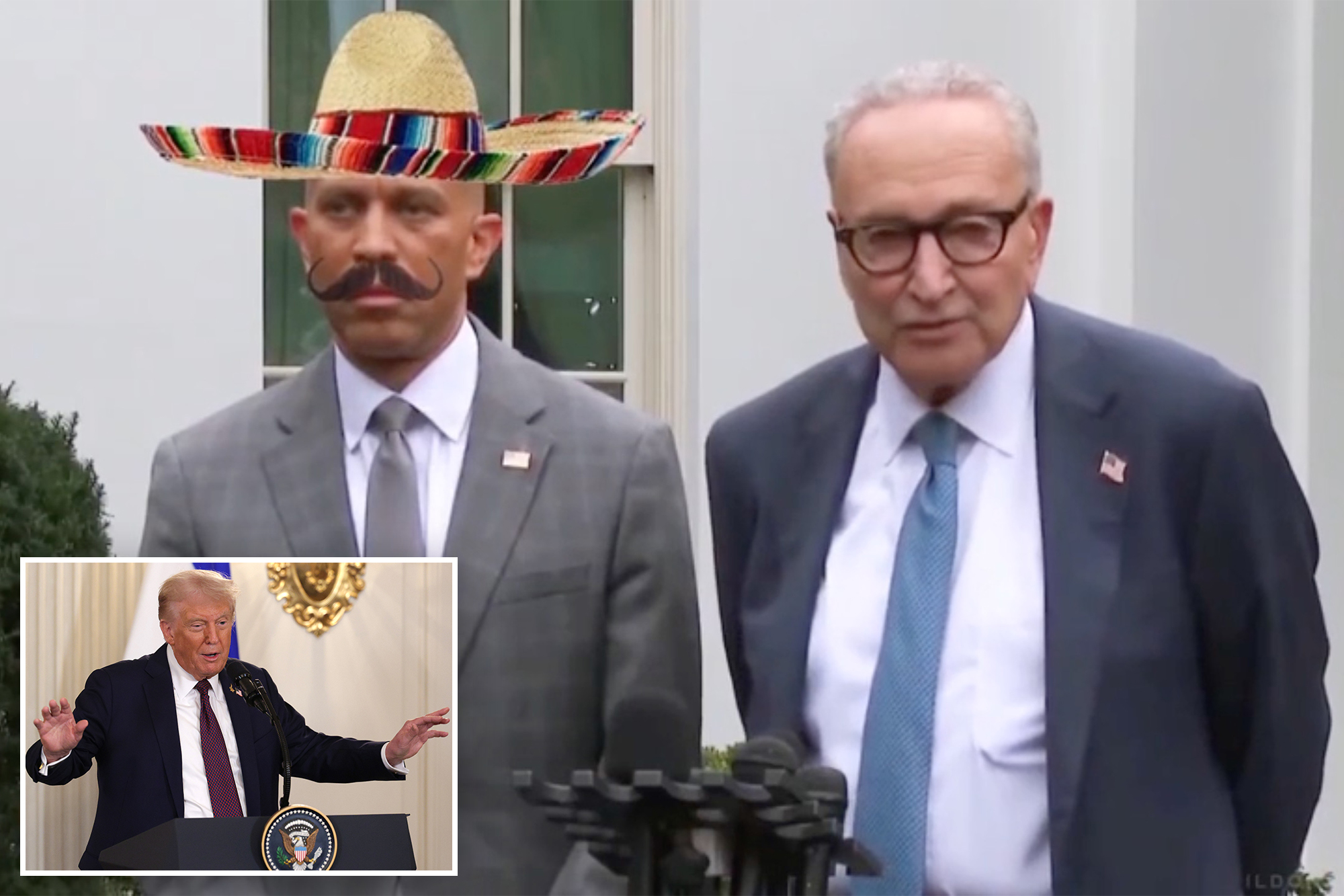 Trump mocks Chuck Schumer and Hakeem Jeffries in AI-generated video ...