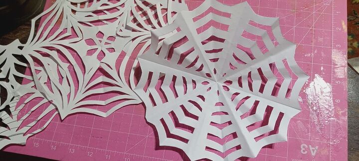 DIY Paper Spider Webs