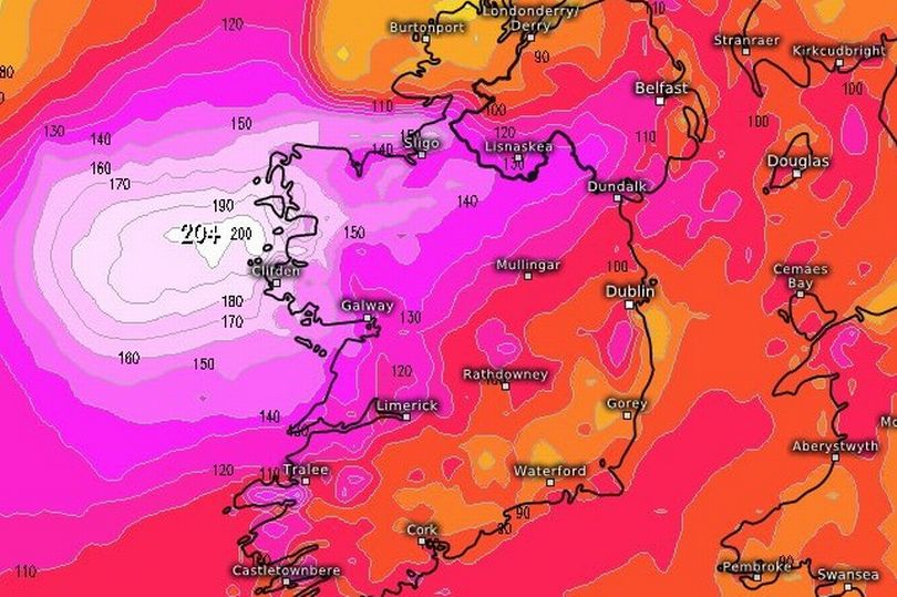 Ireland weather: Storm Amy fears grow as weather maps pinpoint arrival ...
