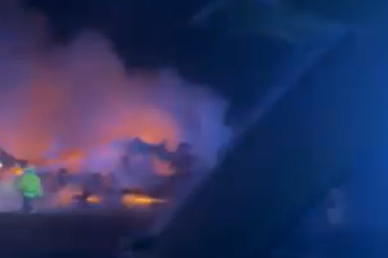 A30 to be closed for hours after bus inferno causes 'absolute mayhem'