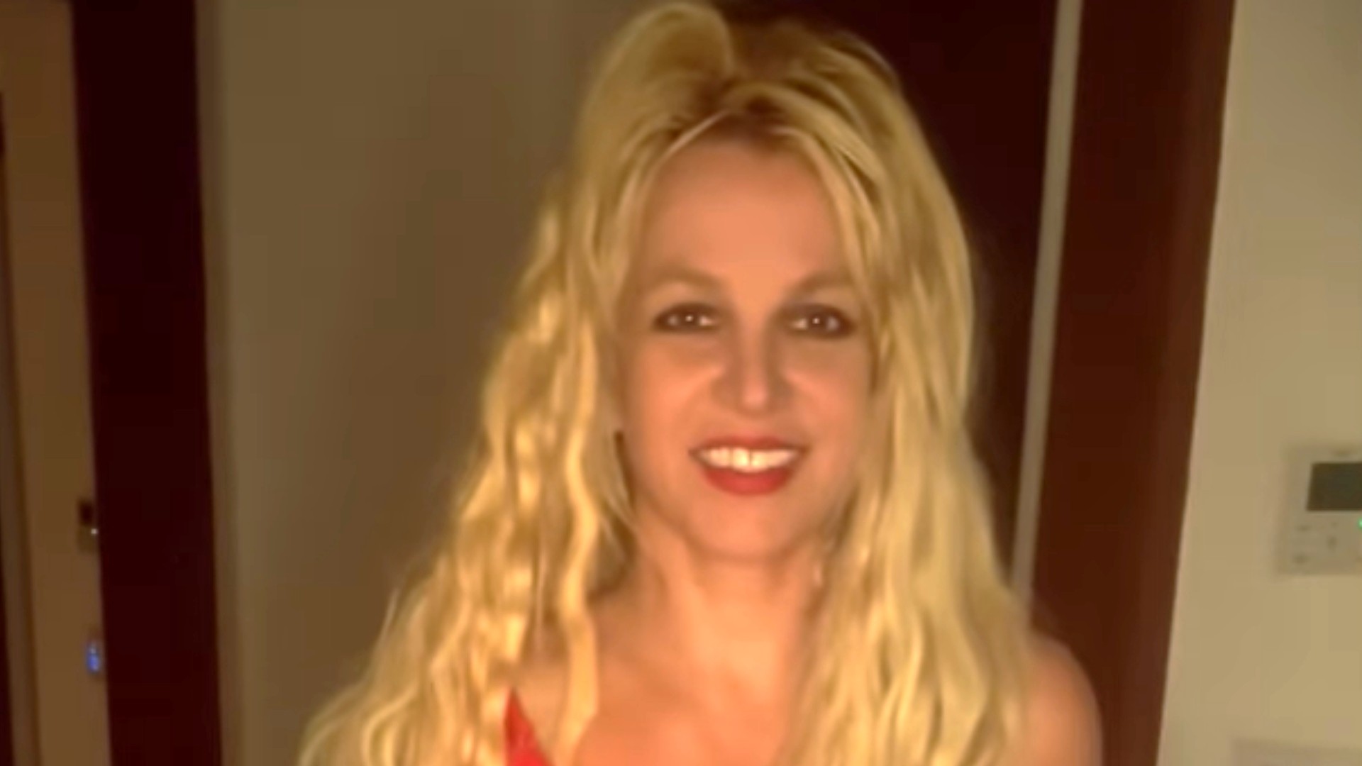 At 43, Britney Spears sets the internet alight in a red dress