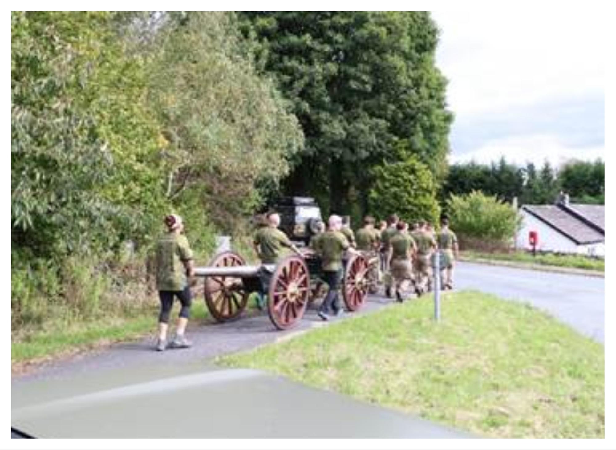 Doncaster charity halfway through John O'Groats-Land's End field gun challenge