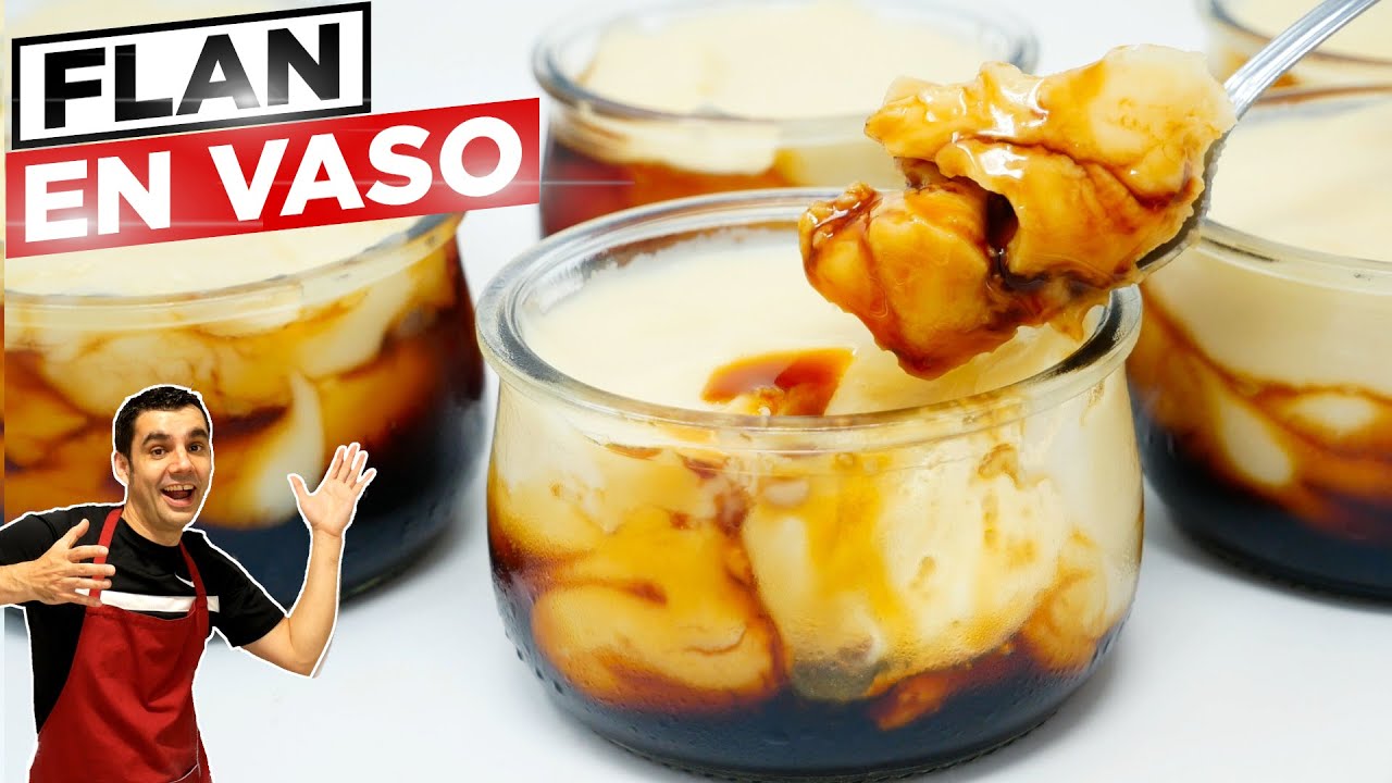 Flan en Vaso en 5 Minutos