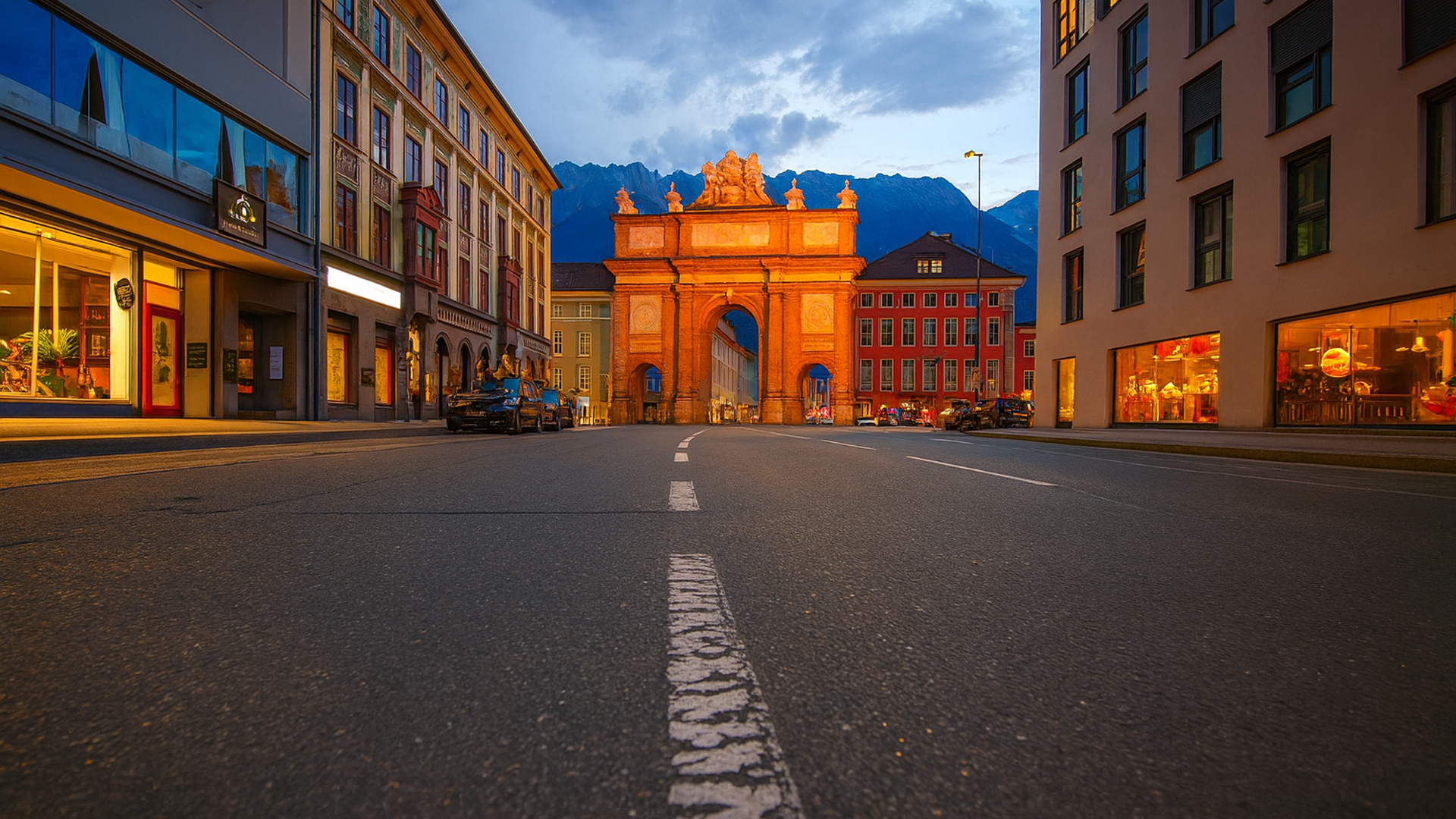 Avondwandeling door Innsbruck, Oostenrijk (4K)
