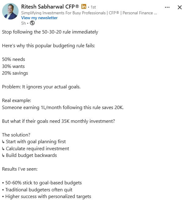 Why the 50-30-20 budget rule doesn't work for everyone, explains expert