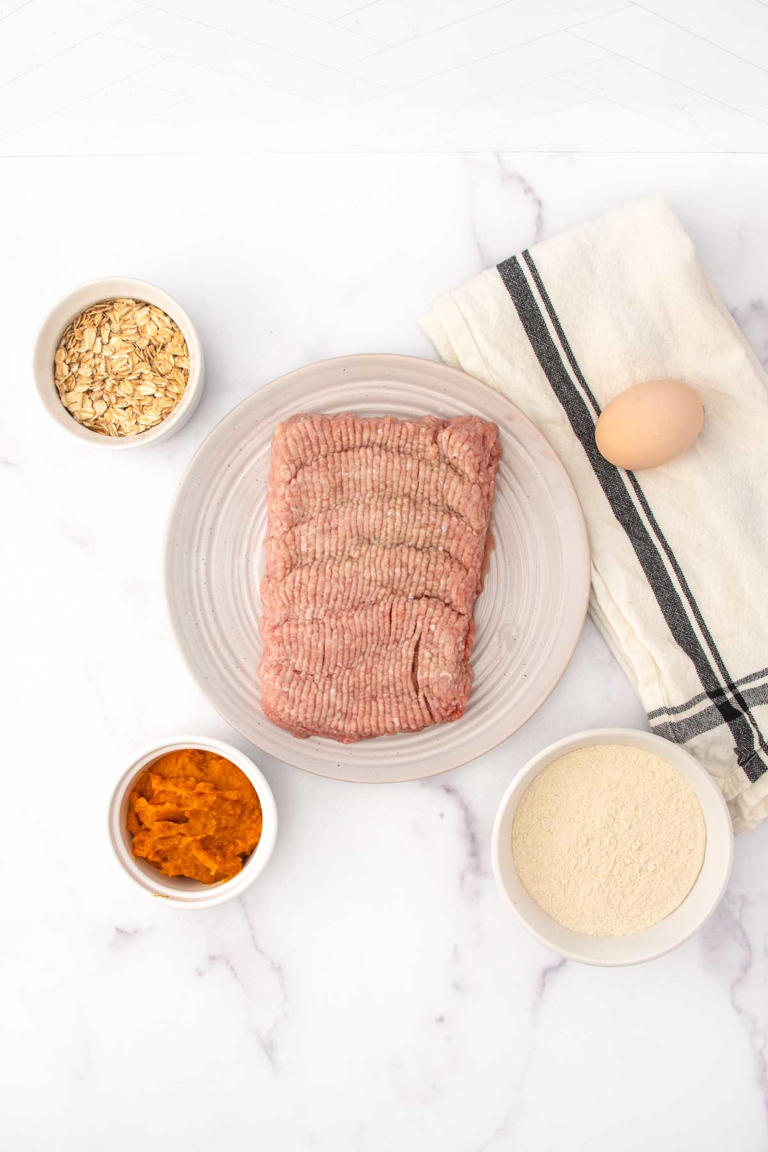 Turkey Pumpkin Meatballs for Dogs