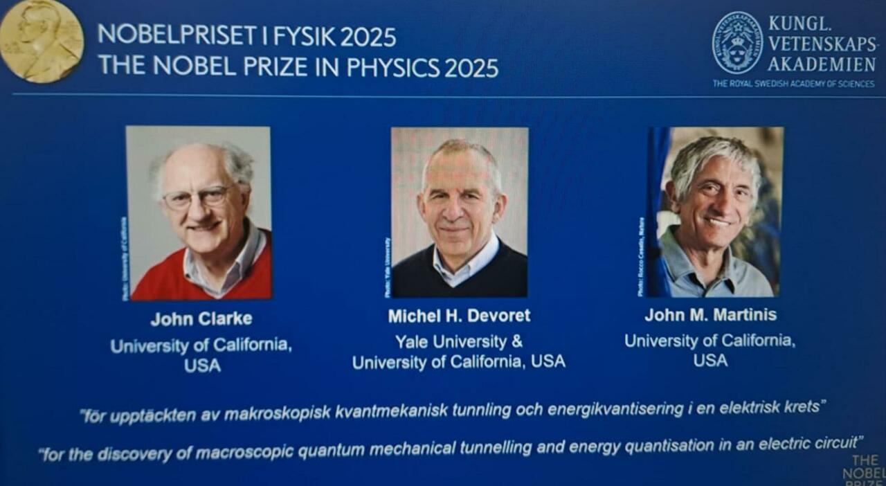 Nobel per la Fisica, chi sono i tre vincitori John Clarke, Michel H ...