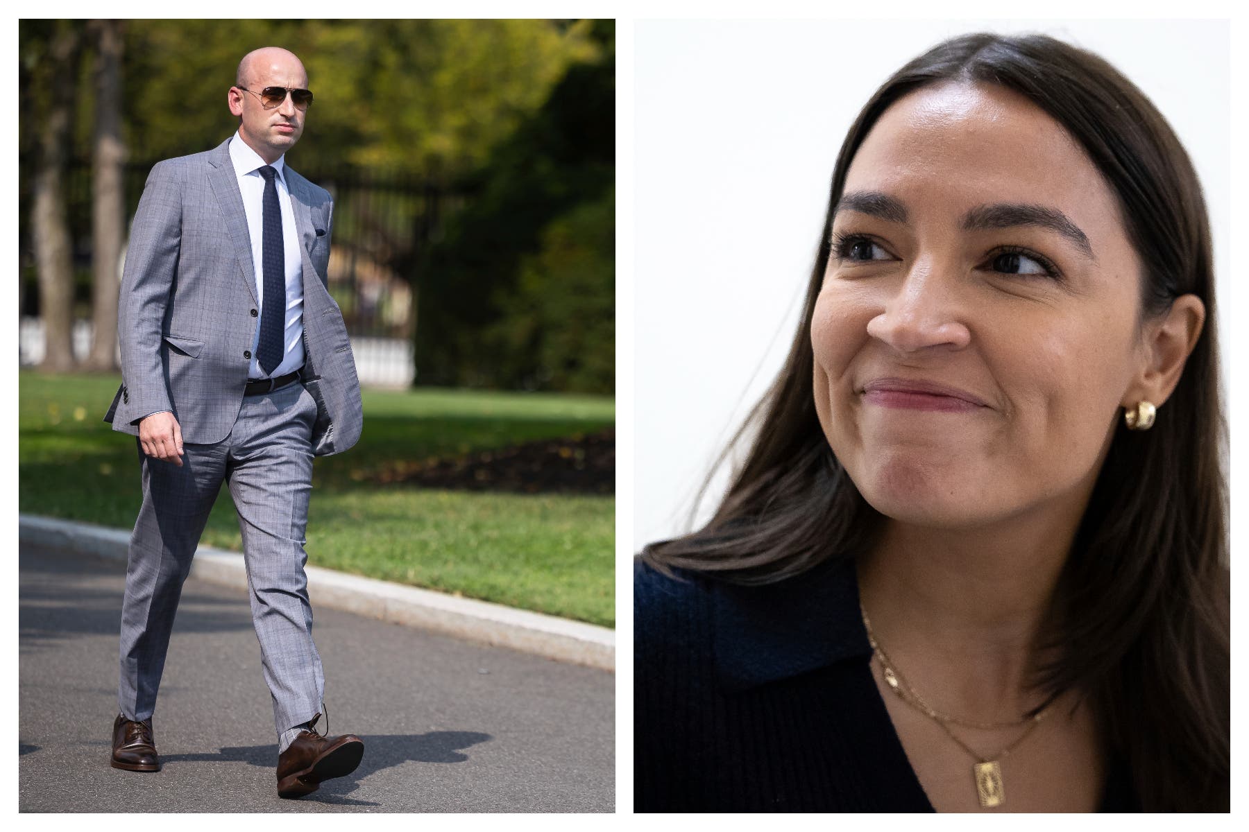 Stephen Miller responds after AOC mocked his height
