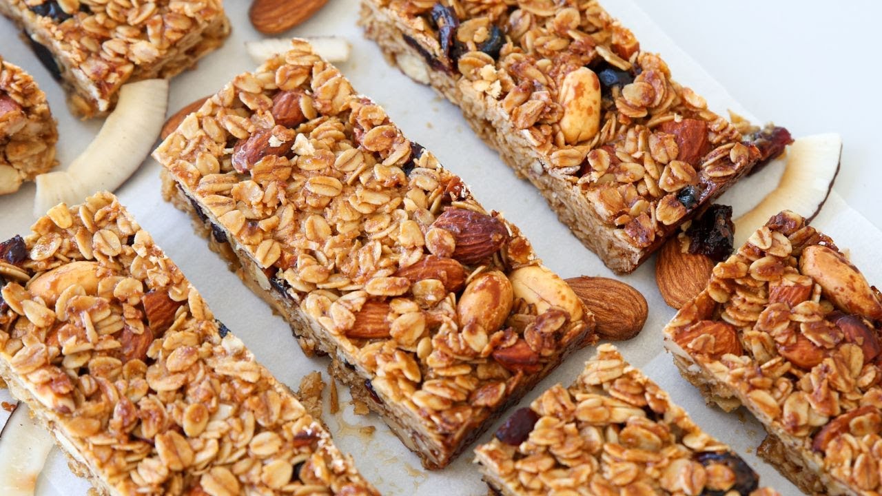 Healthy Granola Bars for Energy Boost
